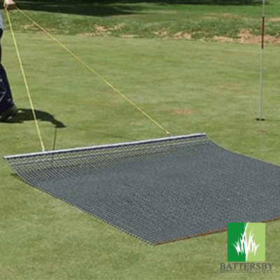 Heavy Duty Steel Turf Drag Mat - 6FT Wide for Maintenance